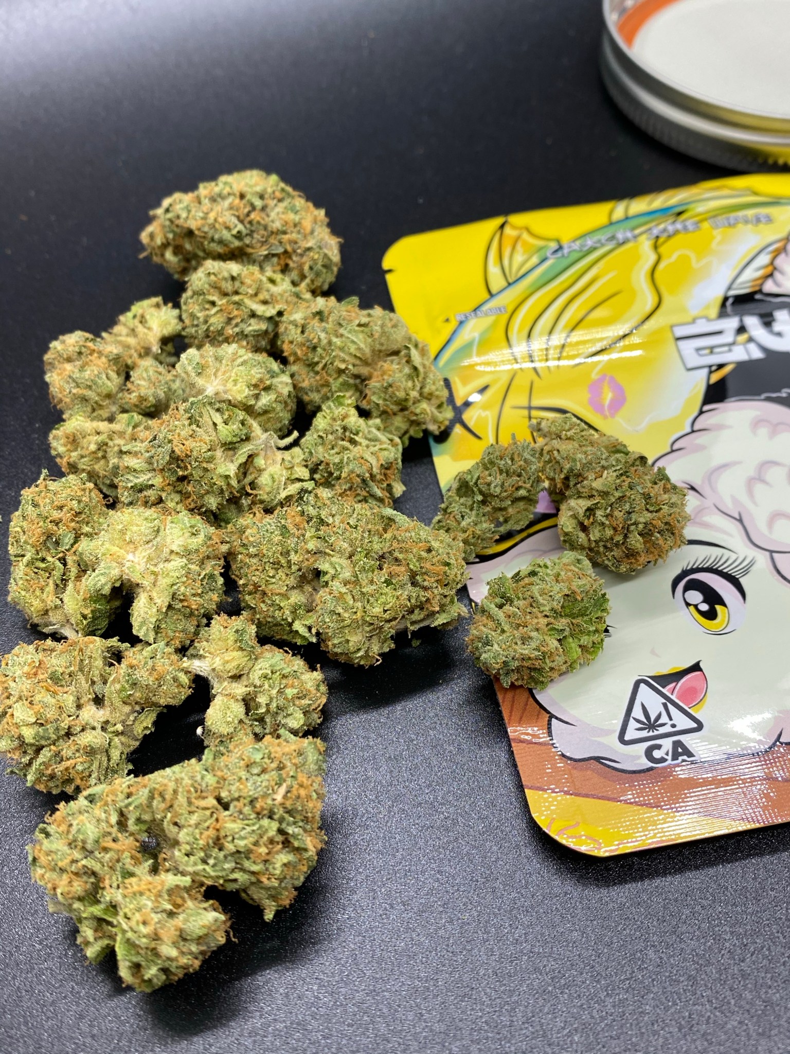 Yellow Zushi by Ten Co. (Zkittlez x Kushmints) | West Coast Weed Reviews